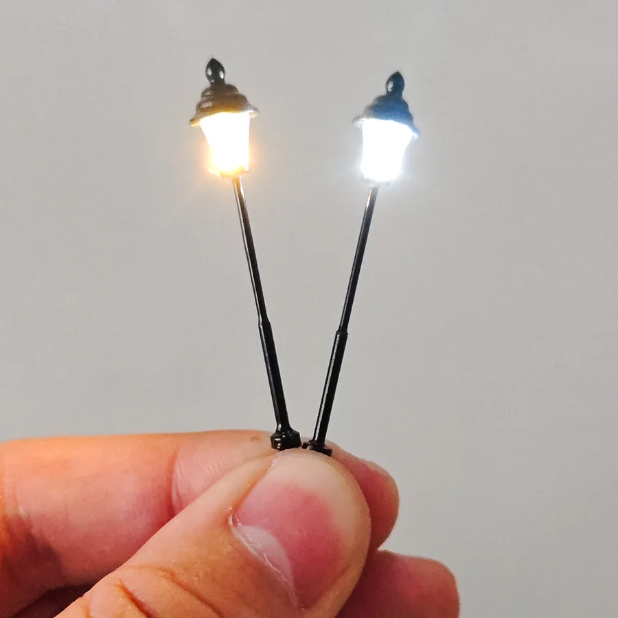 2pcs Ho Scale 3V Miniature Lamp 1:87 Model Light for Railway Train ...