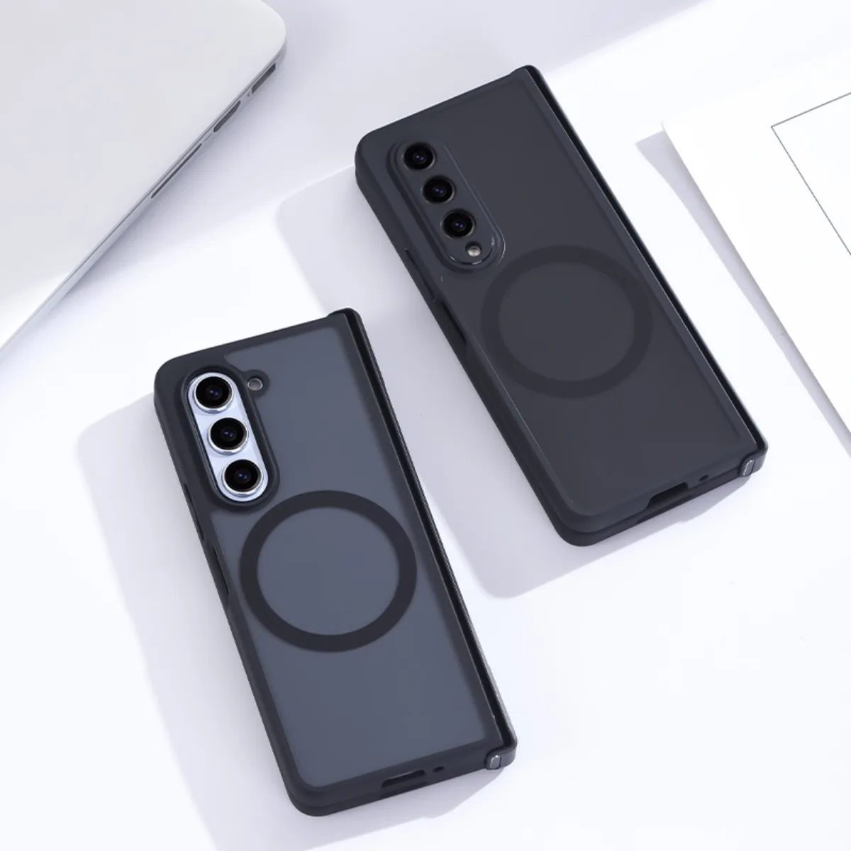 For Samsung Galaxy Z Fold 5 4 Magsafe Case Skin Friendly Matte Soft ...