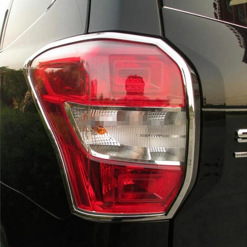FIT-FOR-2013-2018-SUBARU-FORESTER-ABS-CHROME-REAR-Light-TAILLIGHT-LAMP ...