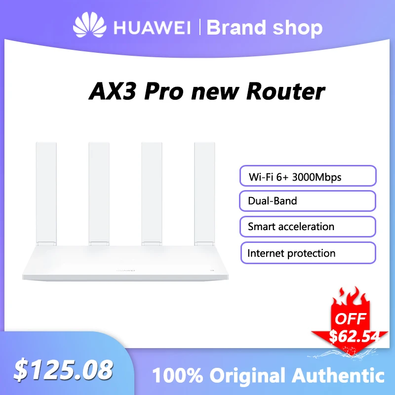 Huawei-AX3-Pro-new-Router-Wi-Fi-6-3000-Mbps-Signal-Amplifier-Dual-Band ...