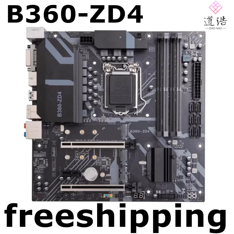 Placa base para HUANANZHI B360-ZD4, 1 * M.2 NGFF 1 * PCI Express3.0 * 16 Socket 64GB LGA 1151 ...