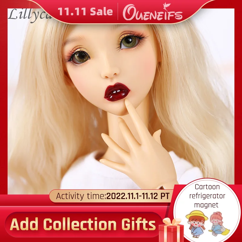 1/4 Lillycat Ellana Bjd Sd Doll Lune Body Model Girls Toys High Quality ...