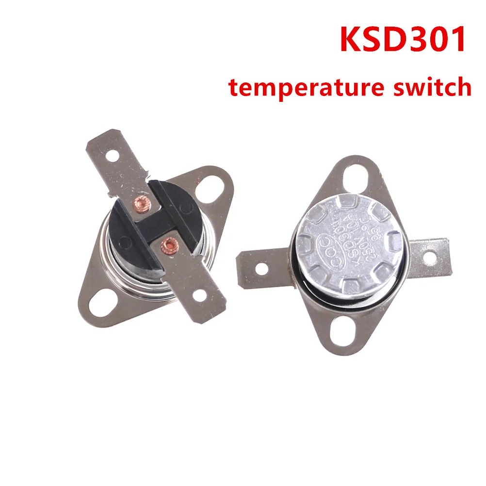Bimetal thermostat KSD301 Temperature Switch Thermal Control 45~155C Degree Celsius Manual Reset ...