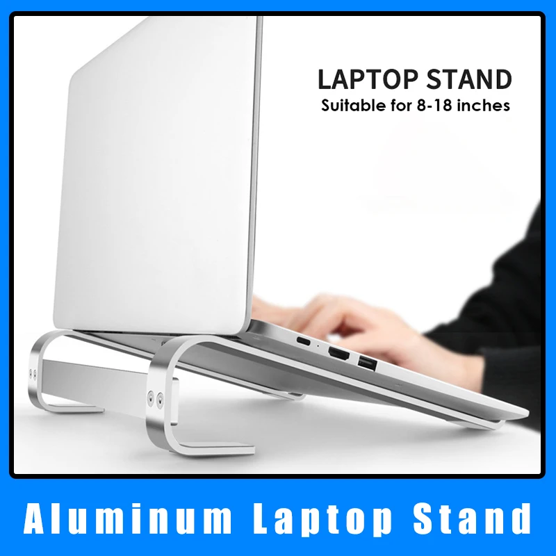 Aluminum-Laptop-Stand-Ventilated-Support-Alloy-Notebook-Bracket-For ...