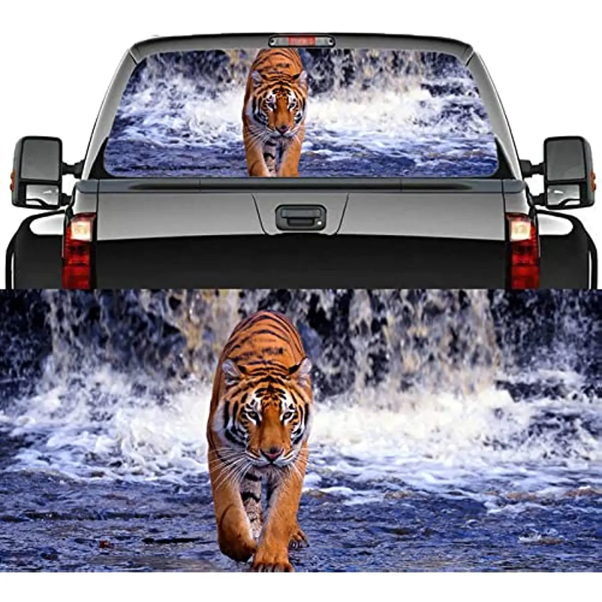 Car-Decal-Tiger-Decor-Truck-Window-Back-Sticker-Rear-Window-Stickers ...