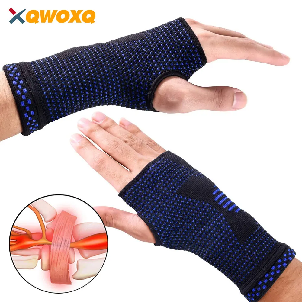 1-PCS-Professional-Wristband-Sports-Compression-Wrist-Guard-Arthritis ...