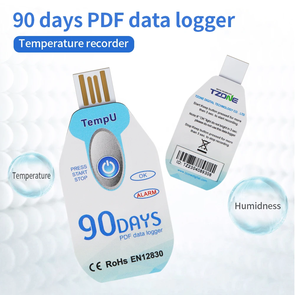 Disposable-USB-Temperature-Data-Logger-Temperature-Humidity-Recorder ...