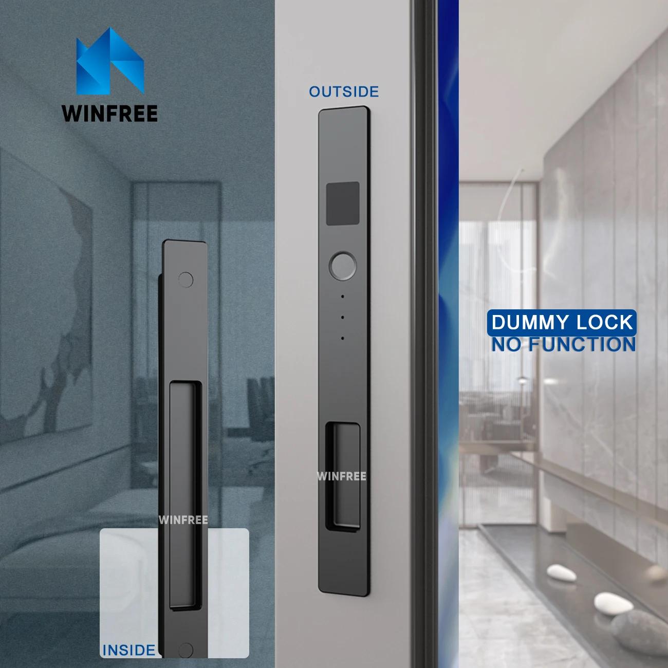 WINFREE-Dummy-Lock-Sliding-Door-Handle-Aluminum-Alloy-for-Wooden-Door ...