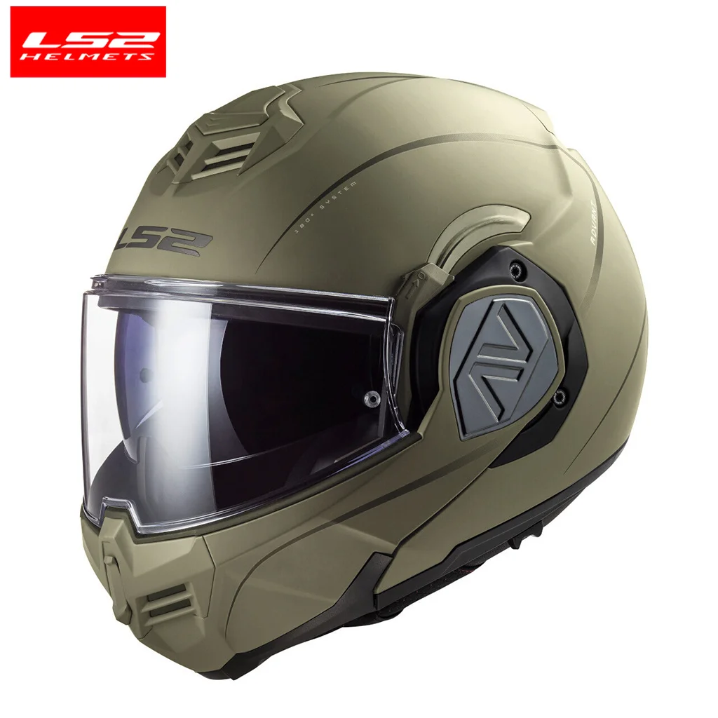 LS2 FF906 Advant Flip Up Motorcycle Helmet Codex Cooper Special ...