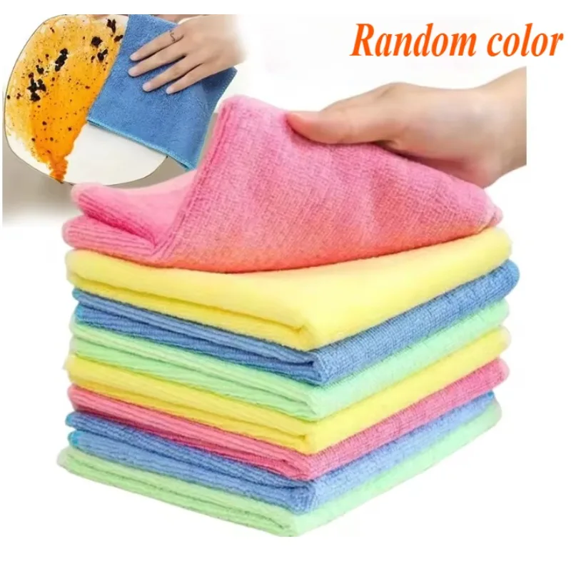 1pc Reusable Cleaning Cloth, Oil-Free Dish Cloths Multi-Purpose ...