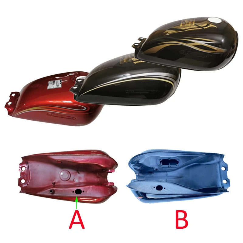 Motocicleta-Petro-Oil-Metal-Box-tanque-de-combust-vel-Assy-9L-para ...