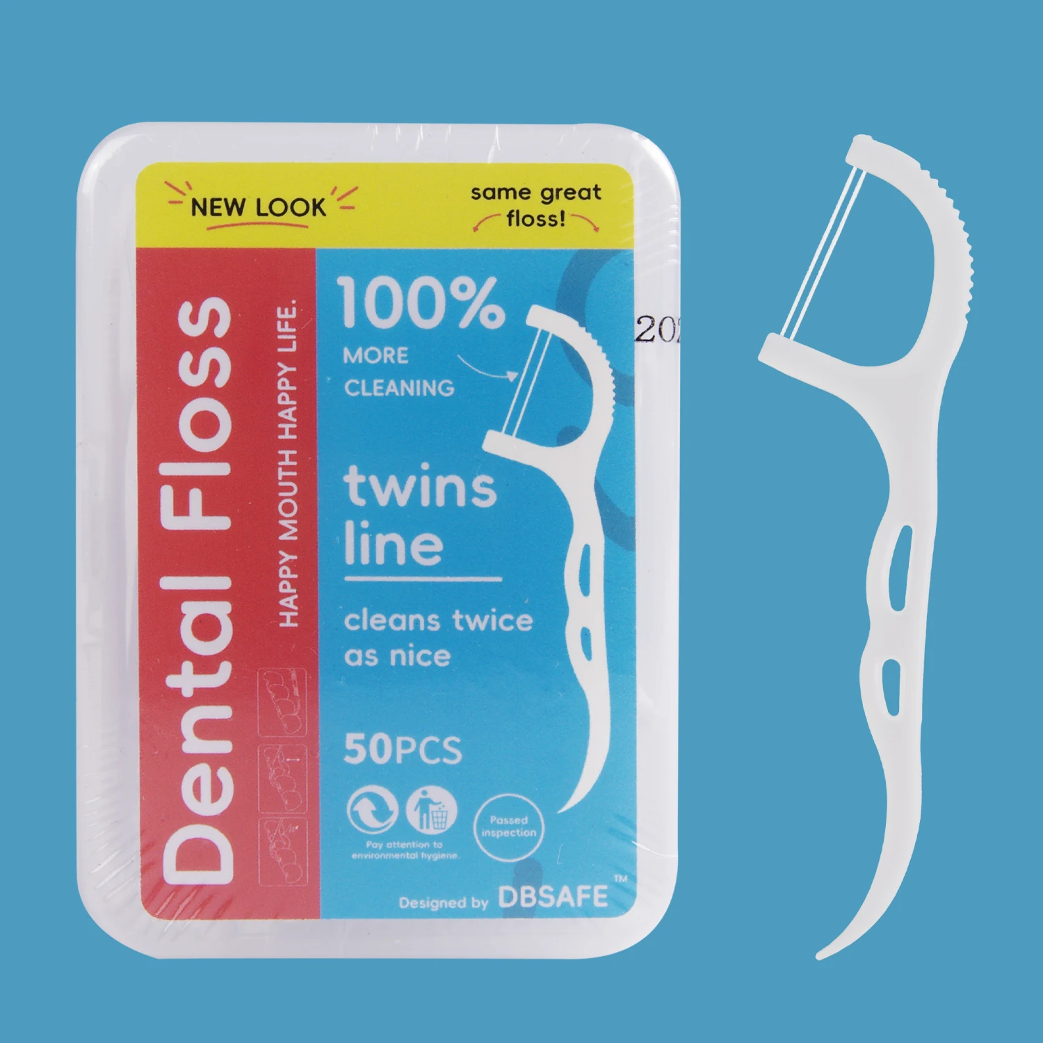 Portable DBsafe Dental Floss Stick 1/5/10 Box High-tension Disposable ...