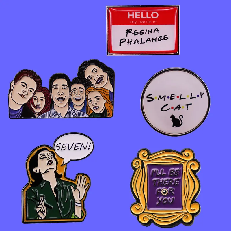 Insignia-de-dibujos-animados-de-Sitcom-Old-Friends-Pin-de-Metal-de ...