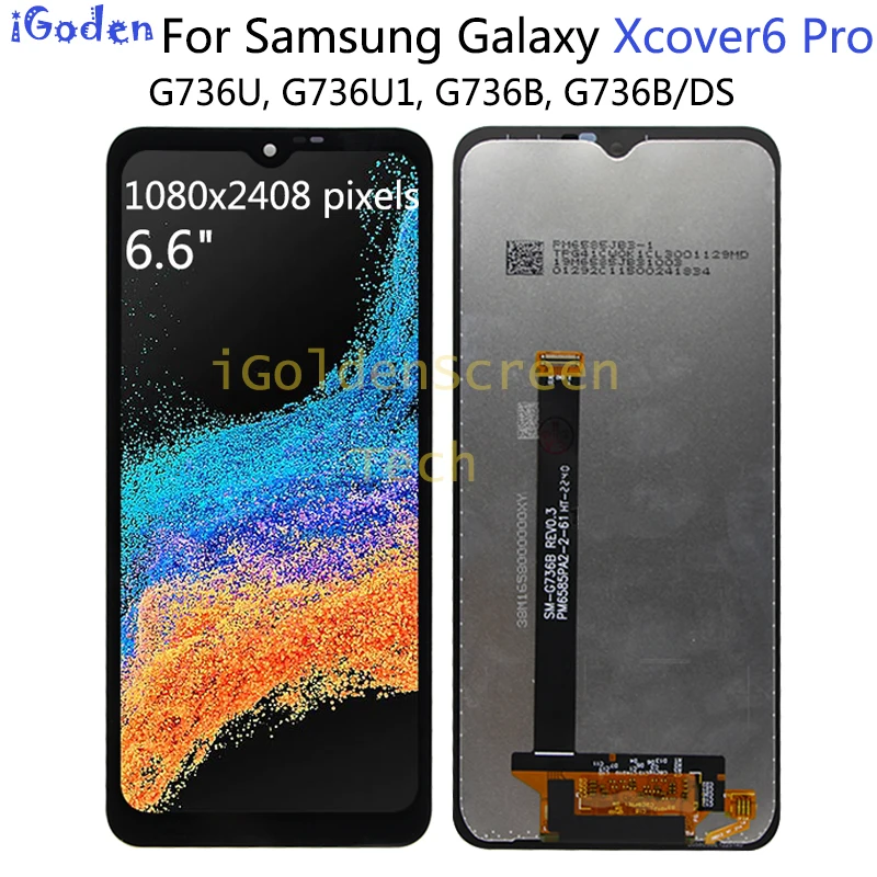 6-6-For-Samsung-Galaxy-Xcover6-Pro-LCD-G736B-G736U-Display-Touch-Screen ...