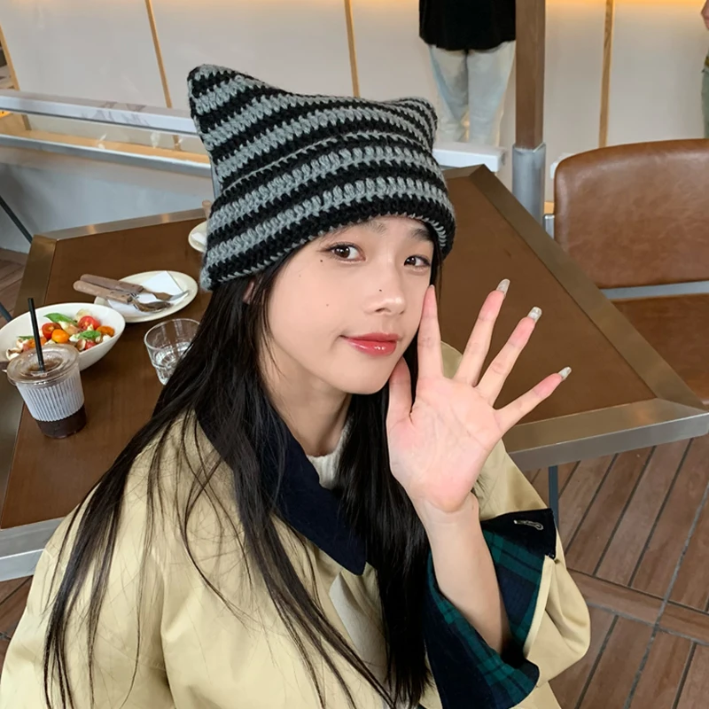 Gorro-de-punto-a-rayas-con-orejas-de-gato-para-mujer-Jersey-puntiagudo-gorro-japon-s.jpg