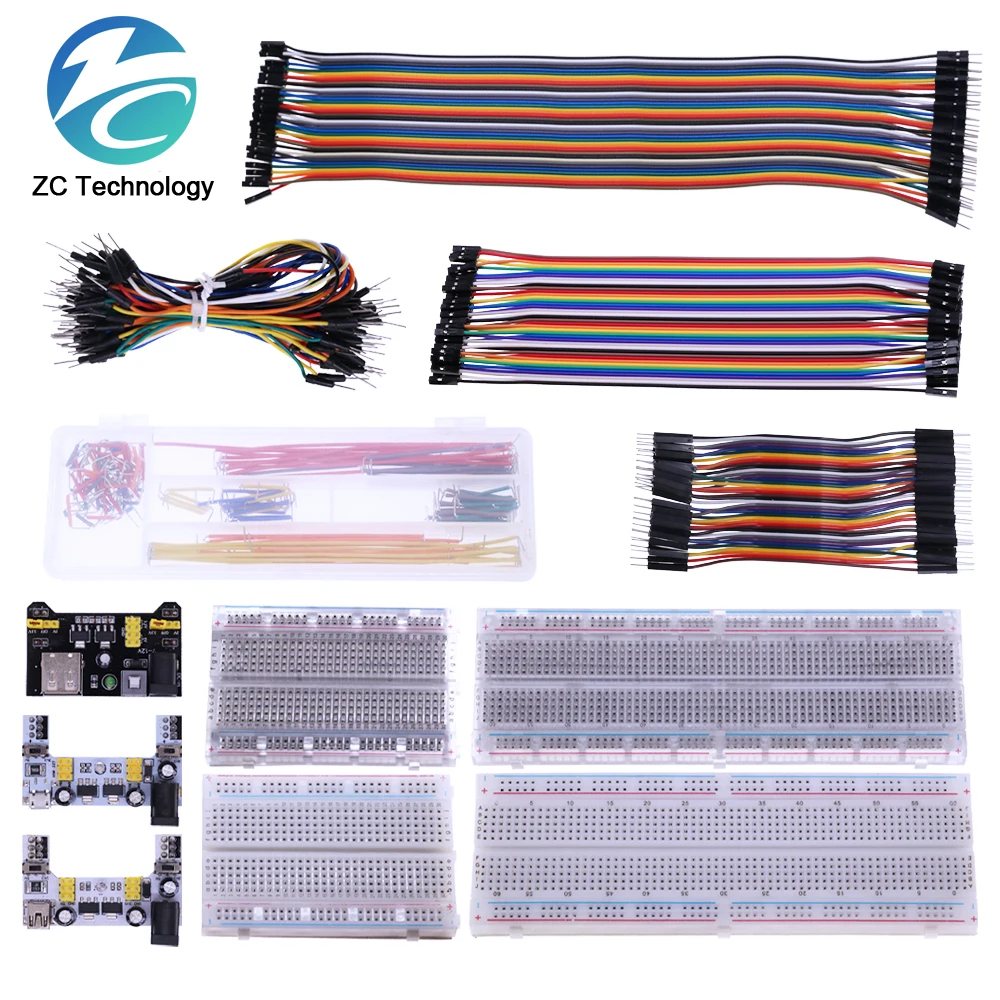 3.3V/5V MB102 Breadboard power module+MB-102 830 points Prototype Bread ...