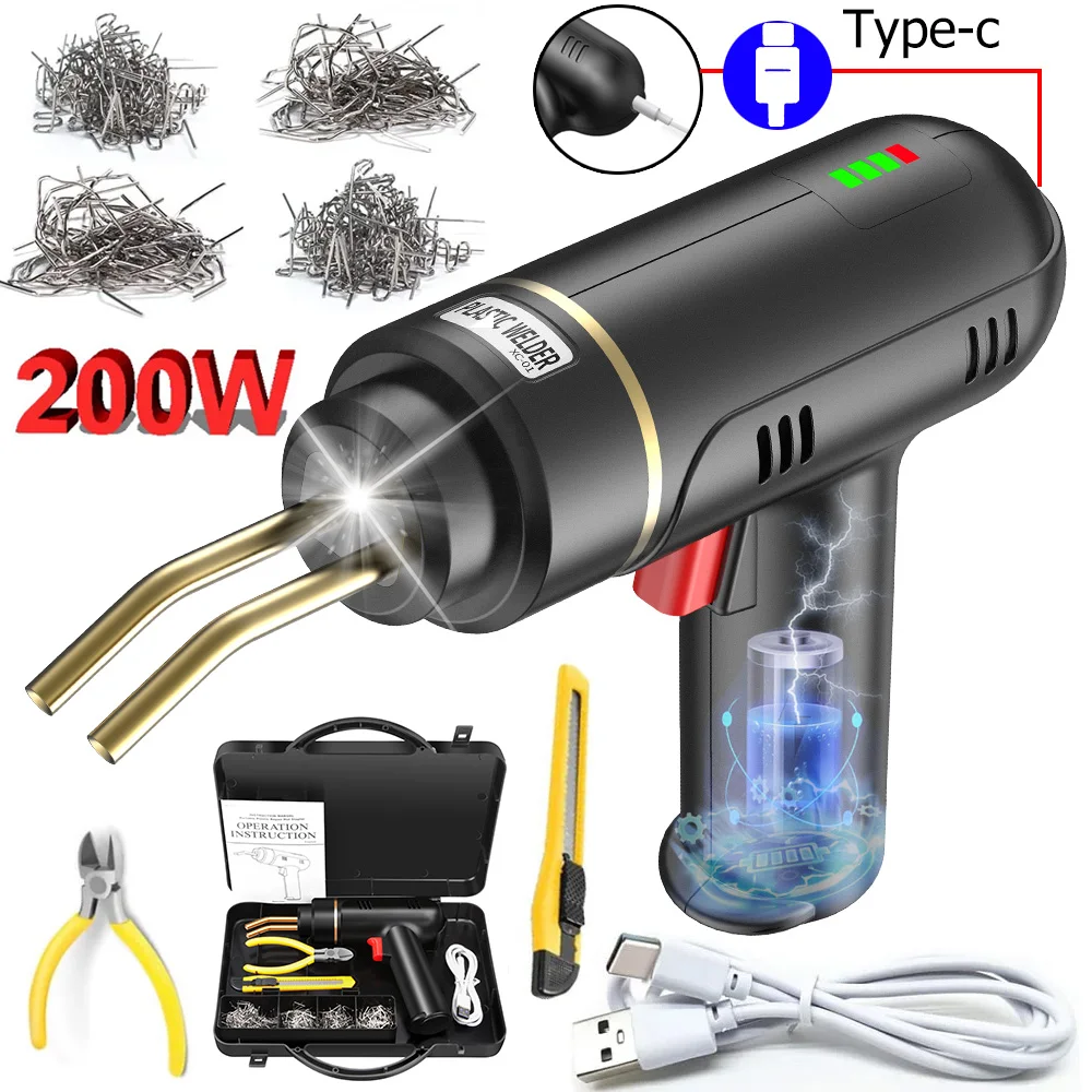 200W-Cordless-Portable-Plastic-Welder-Machine-Kit-5000mAh-Battery-Type ...