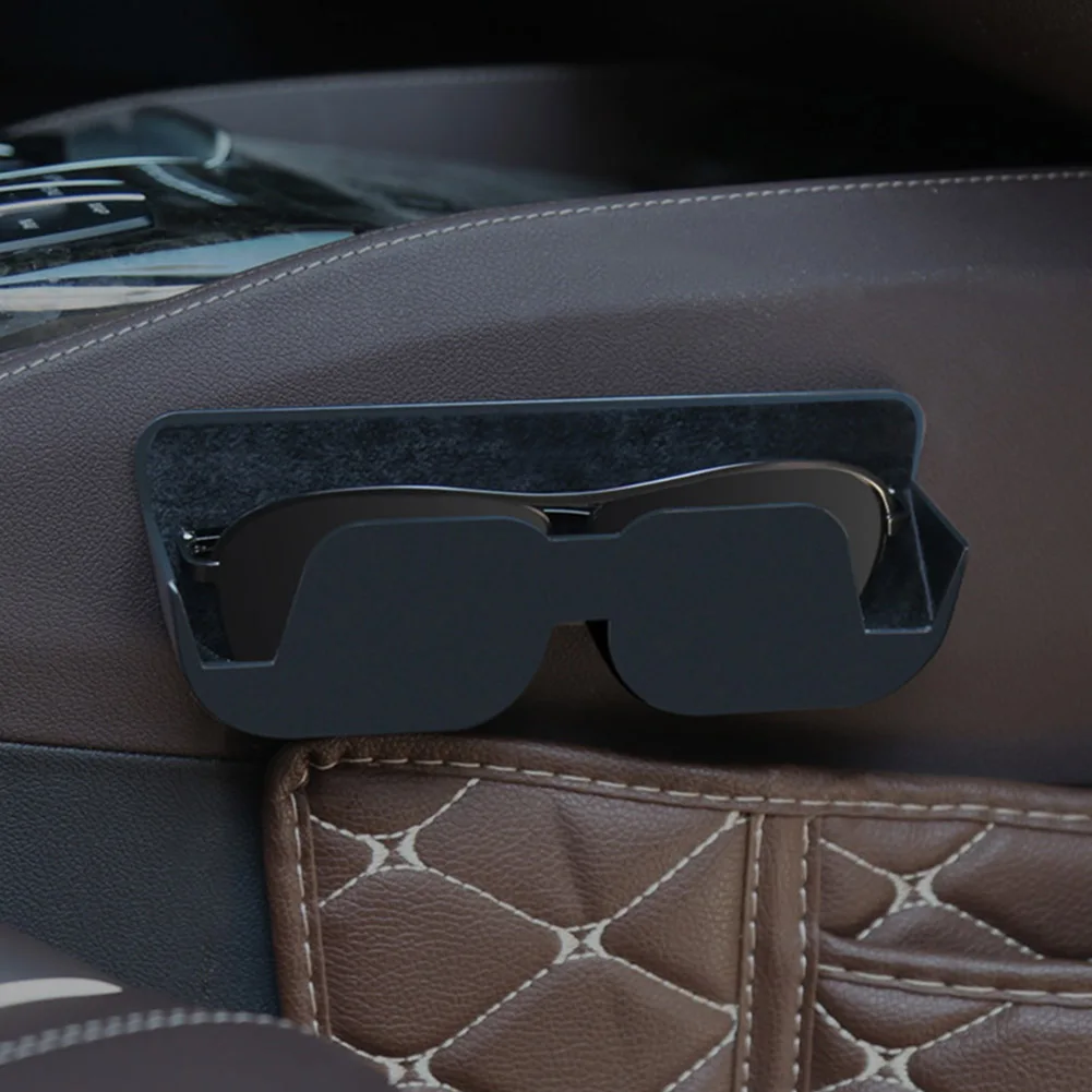 Car Glasses Organizer Large Capacity Car Glasses Case Adhesive Glasses ...