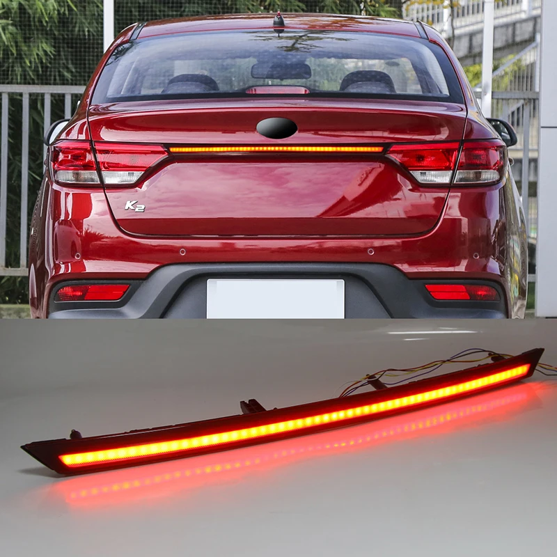 Rear Bumper Trunk Tail Light For Kia Rio 4 Sedan 2017 2020 Car LED Rear ...