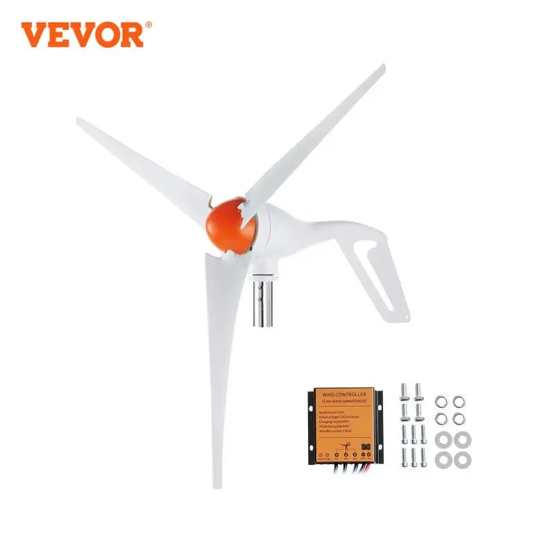VEVOR-500W-Wind-Turbine-Generator-24V-Wind-Turbine-Kit-3-Blade-Wind ...