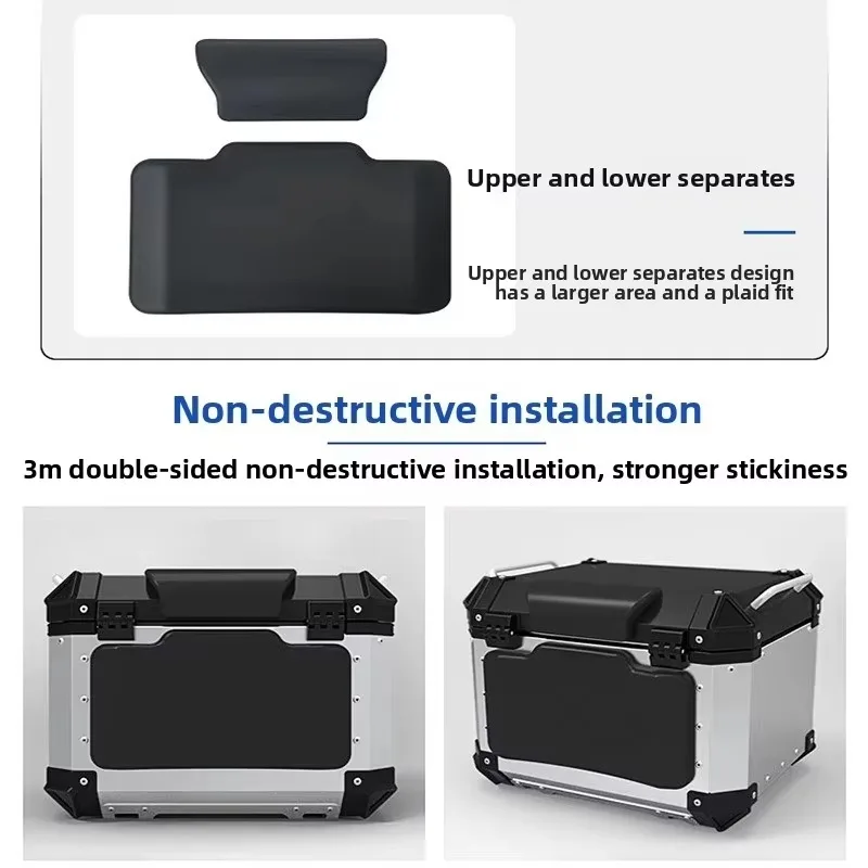 Universal Luggage Cushion Pad Backrest Motorcycle Passenger Backrest ...