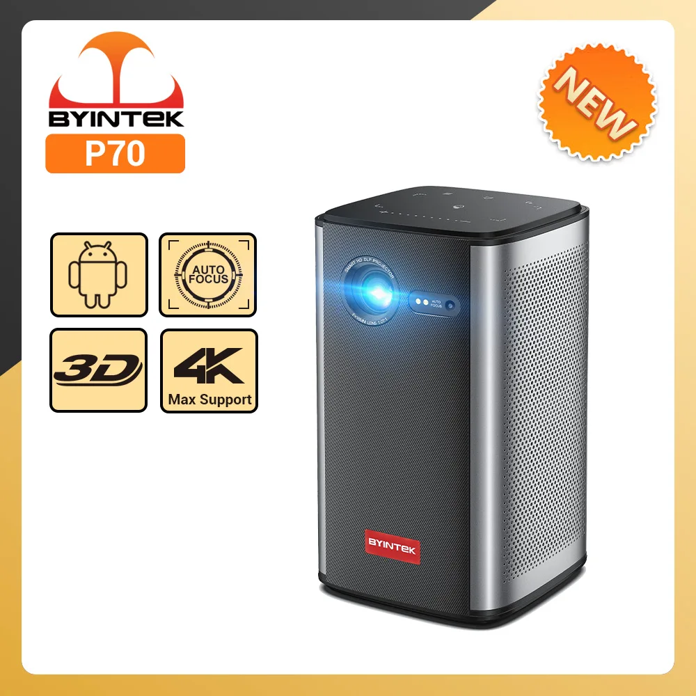BYINTEK-P70-3D-4K-Mini-Portable-Projector-DLP-Auto-Focus-Smart-Android ...