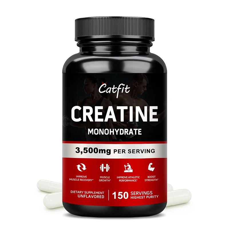 Catfit Creatine Monohydrate Capsule Endurance Build Muscle & Enhance ...