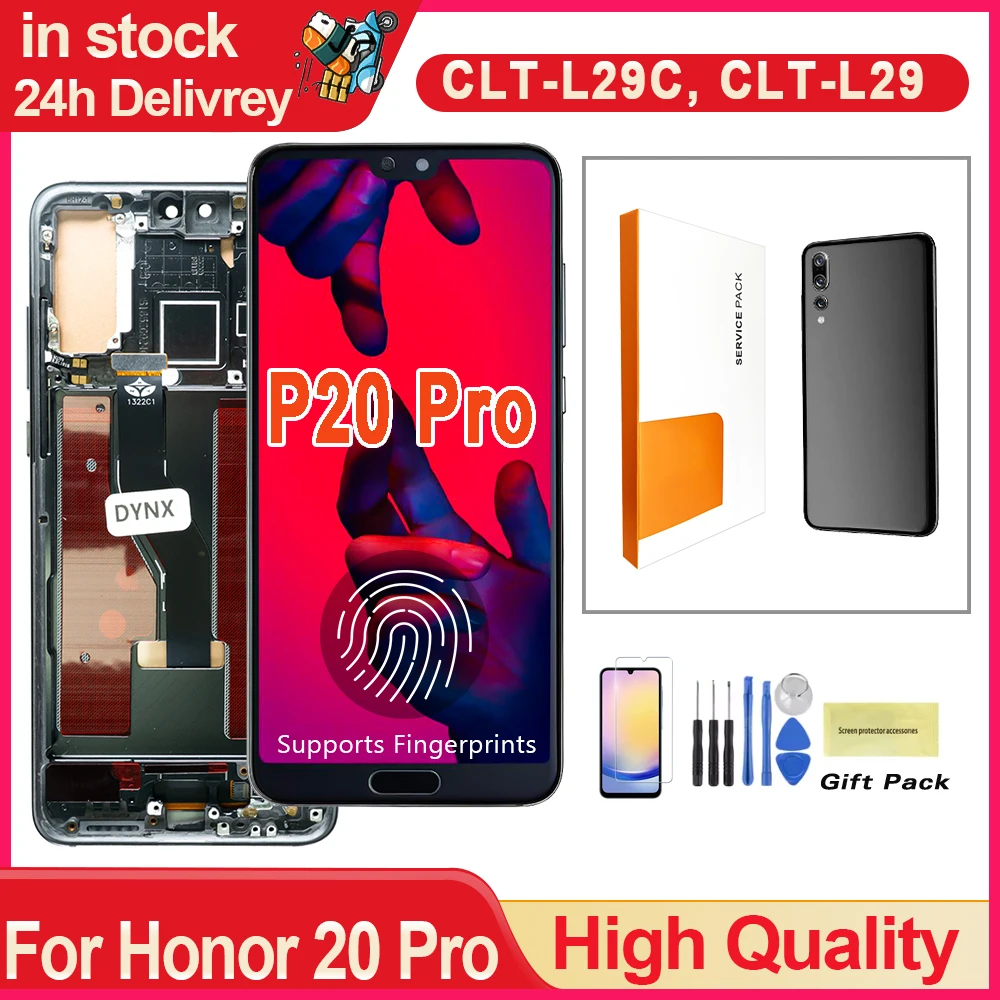 6.1'' Display For Huawei P20 Pro LCD Display Frame Touch Screen ...