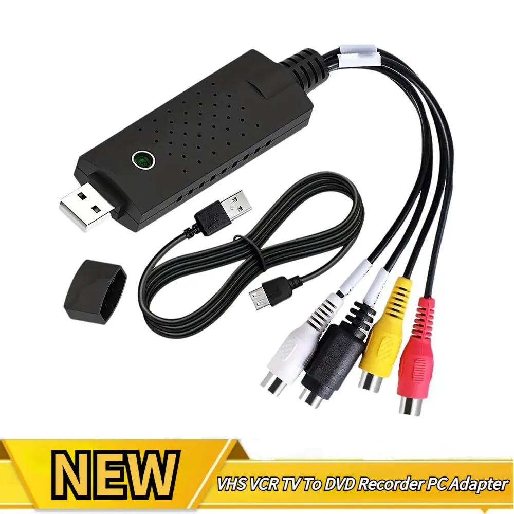 USB 2.0 Capture Digital Video Converter Analog Video To Digital Format ...