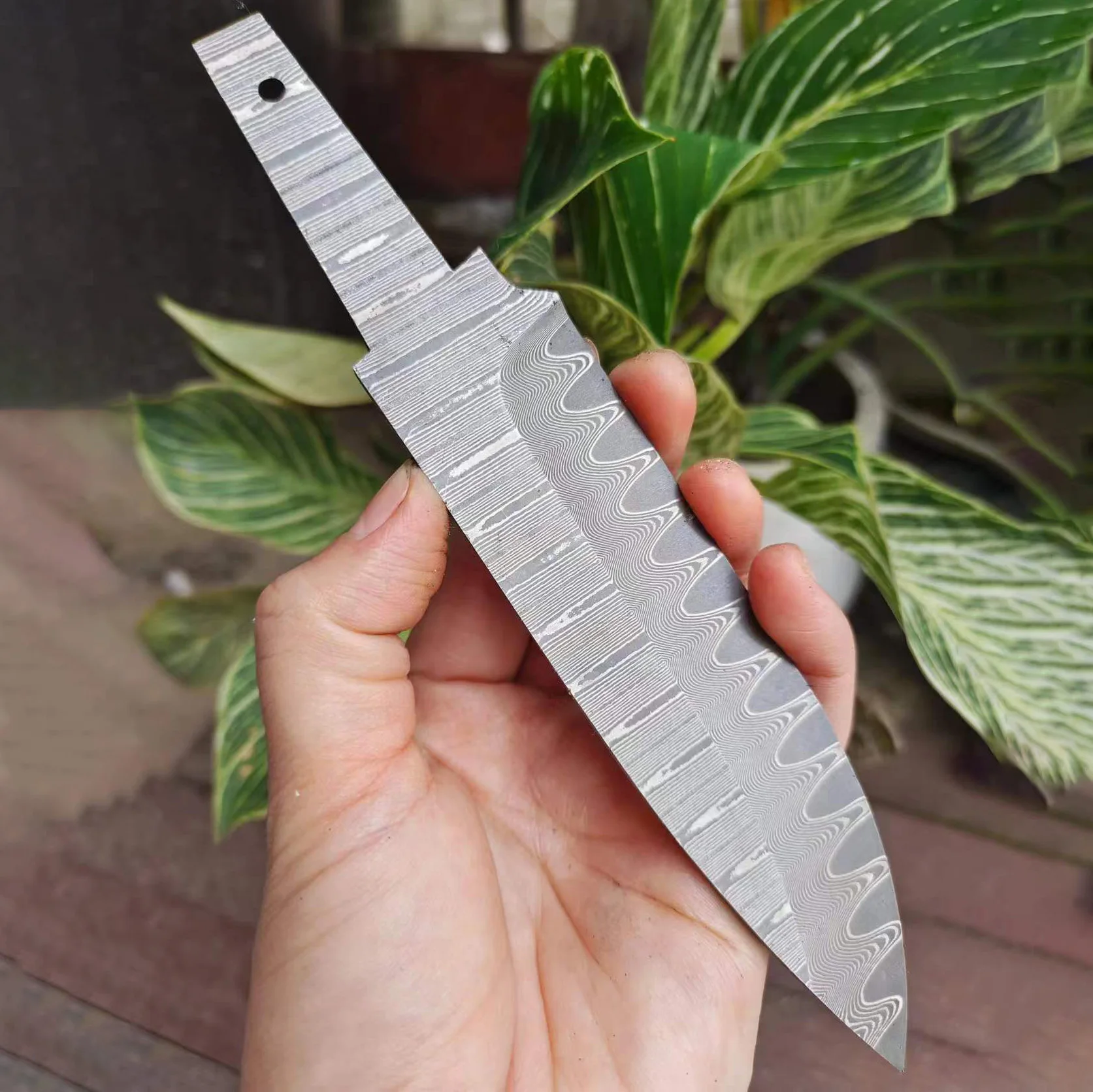 5-Inch-Blade-Knife-Without-Handle-Sharp-Chefs-Cleaver-Utility-10Cr15MoV ...