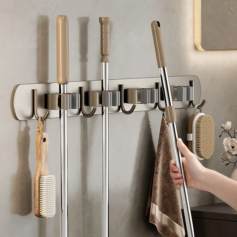 Broom-Mop-Holder-Stainless-Steel-Mop-Storage-Rack-Wall-Mounted-Home ...
