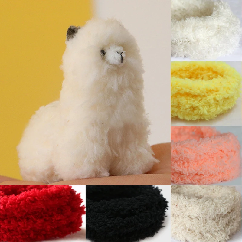 1m-Plush-Iron-Wire-Twist-Stick-Hair-Wool-Thread-Ribbon-Bar-Strip-Stick ...