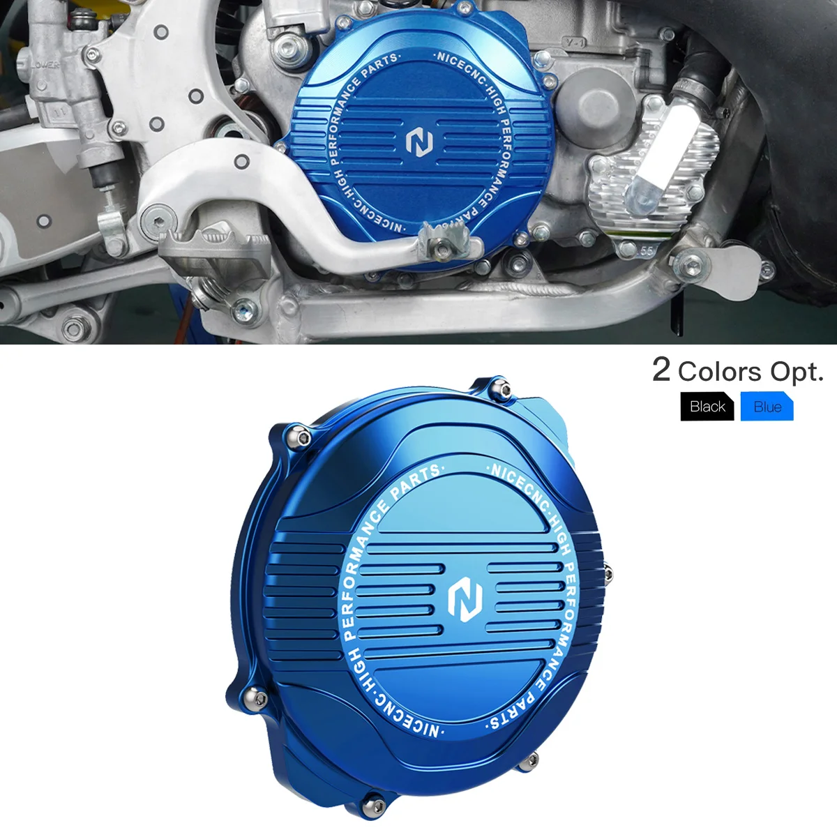 NiceCNC-Billet-Ignition-Clutch-Cover-Protector-For-Yamaha-YZ250-2008 ...