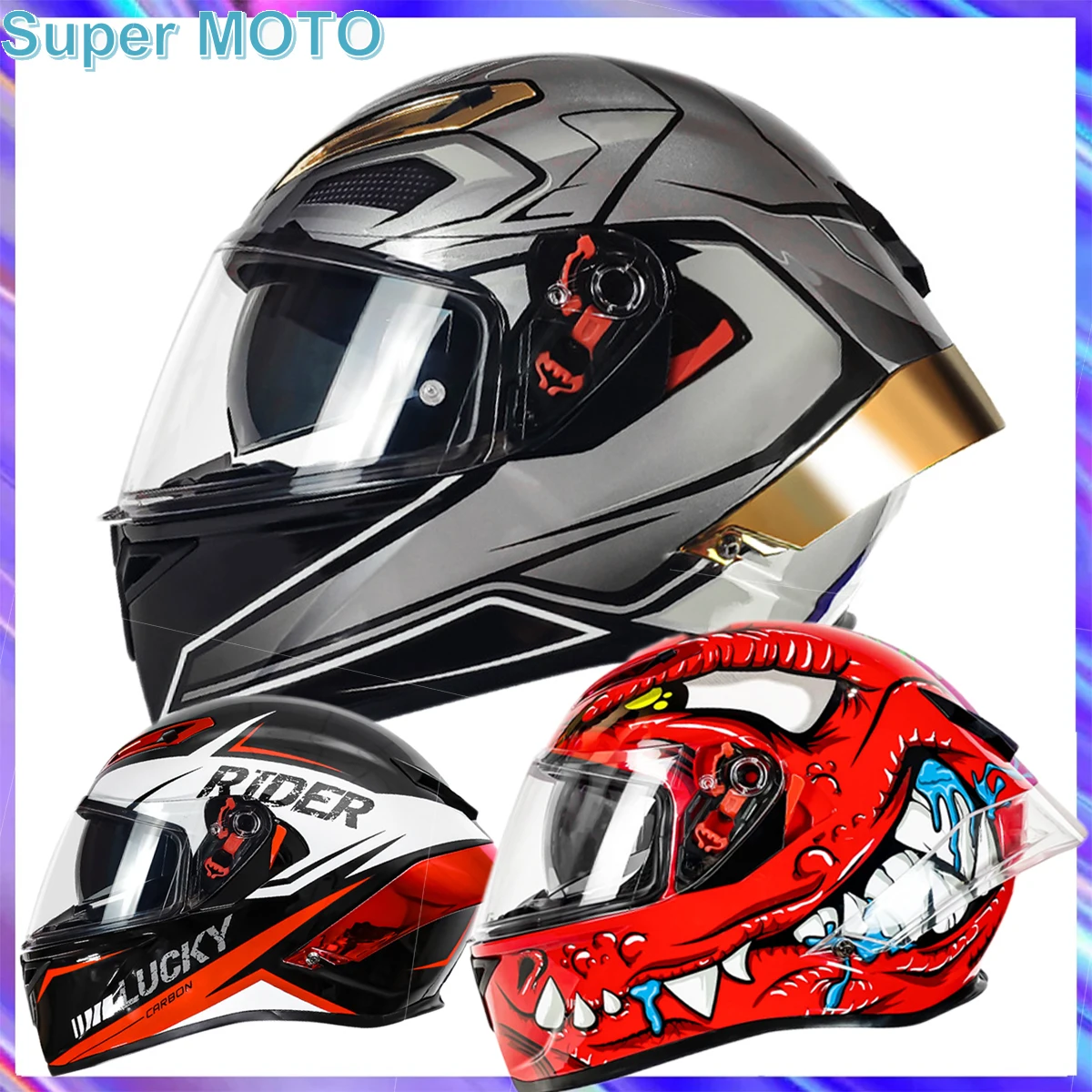 Motorcycle-Helmet-Full-Face-Helmet-DOT-Certification-Racing-Off-Road ...
