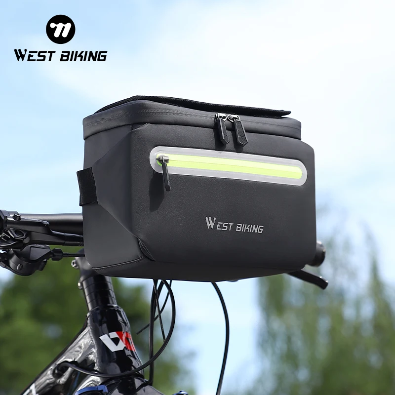WEST-BIKING-bolsa-impermeable-para-manillar-de-bicicleta-soporte ...