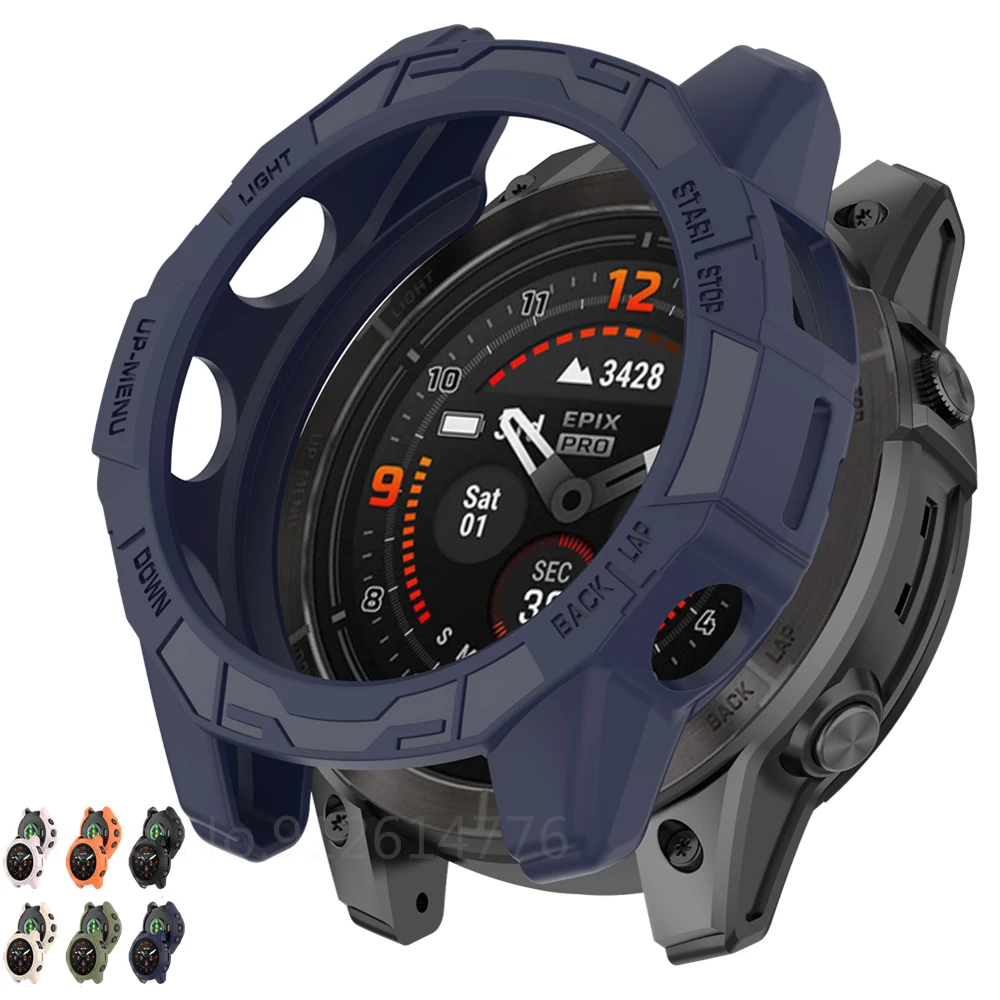 TPU-Soft-Silicone-Case-For-Garmin-Fenix-7X-7S-7-Pro-Watch-Protective ...