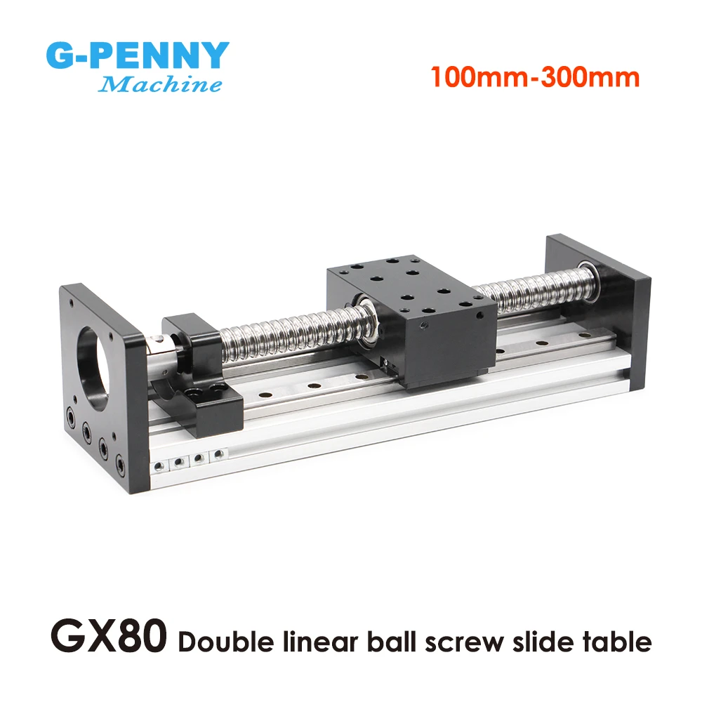 Nema23 CNC Sliding Table Z Axis: SFU1204 1605 / 1610 Ball Screw & Square Double Linear Guide ...