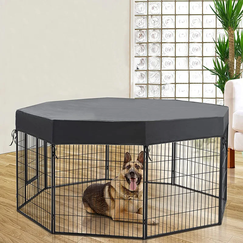 174CM Dog Crate Cover for Pet Dog Outdoor Tent Waterproof Cover for ...