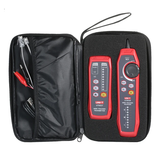 UNI-T UT683kit Wire Tracker Tester Receiver Intelligent Electric Wire ...