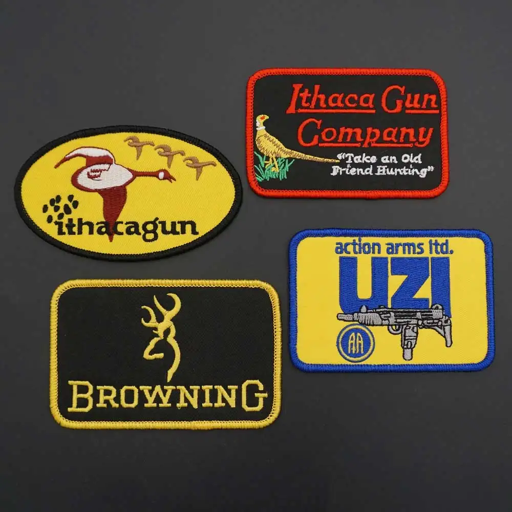 Gun Arms Company Embroidery Patches with Hook Backing Tactical Badge ...