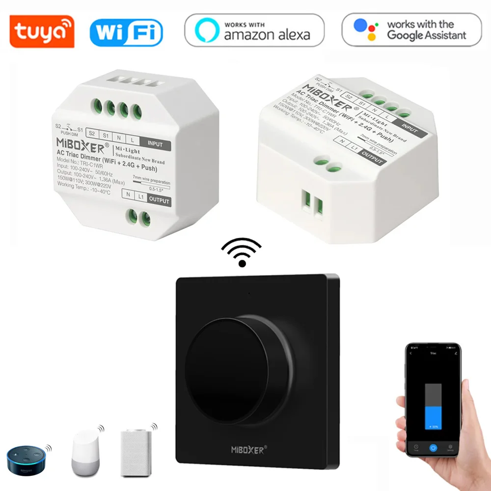 Tuya-WiFi-2-4G-Push-110V-220V-AC-Triac-LED-Dimmer-Wireless-Rotating ...
