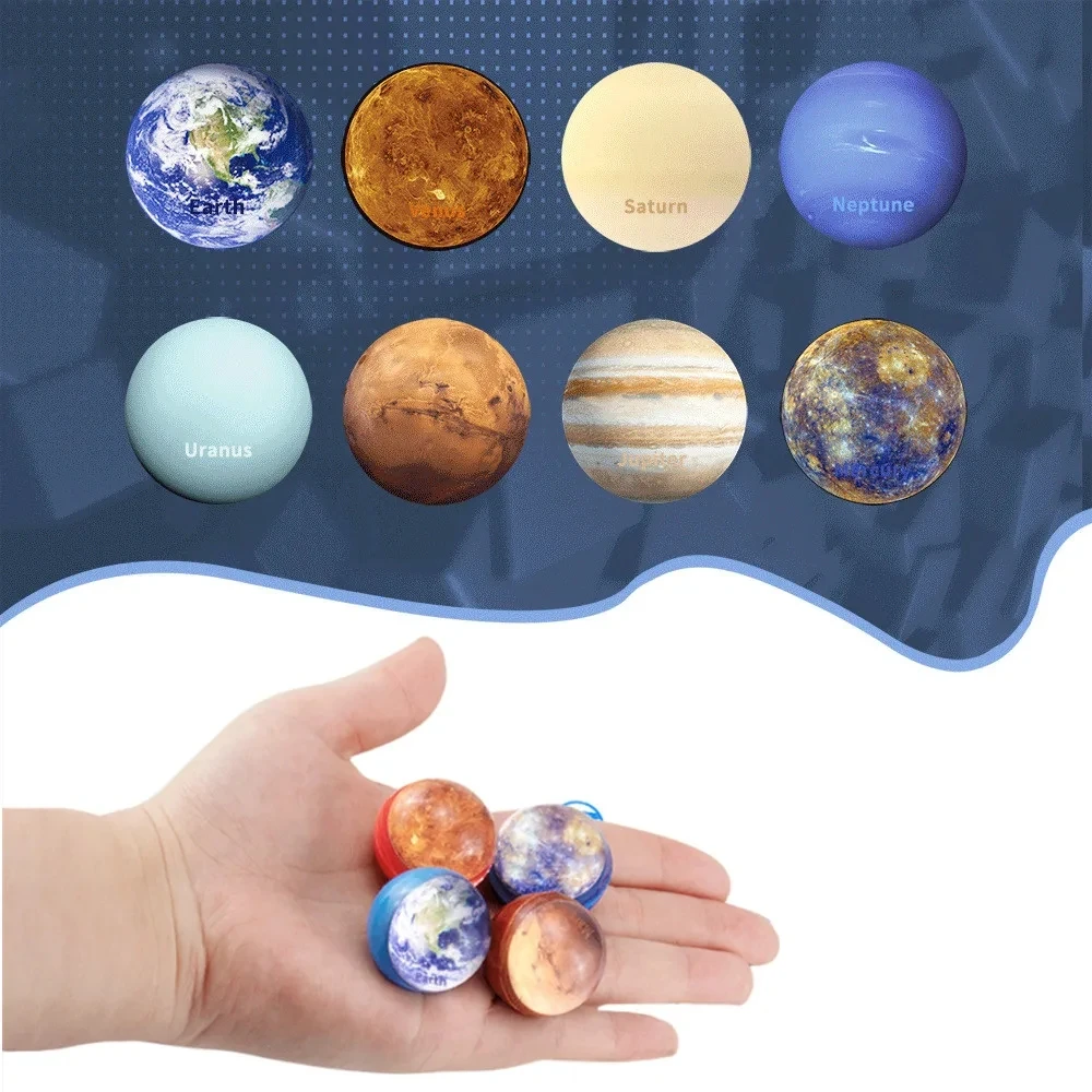 12pcs-Planet-Elastic-Ball-Children-Bouncy-Ball-Toy-Rubber-Indoor-And ...