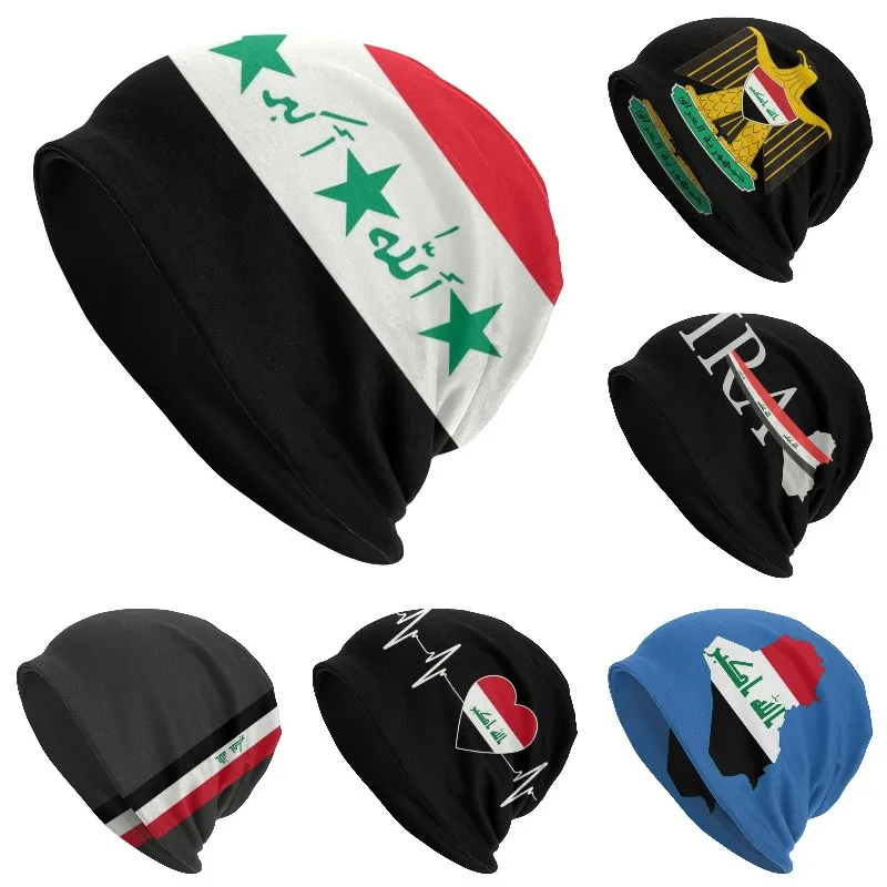 Flag-Of-Iraq-Skullies-Beanies-Caps-For-Men-Women-Unisex-Trend-Winter ...