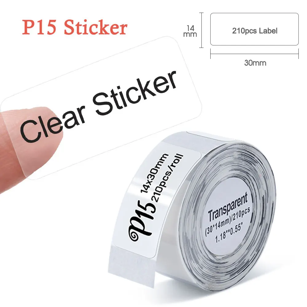 Clear Adhesive Labels