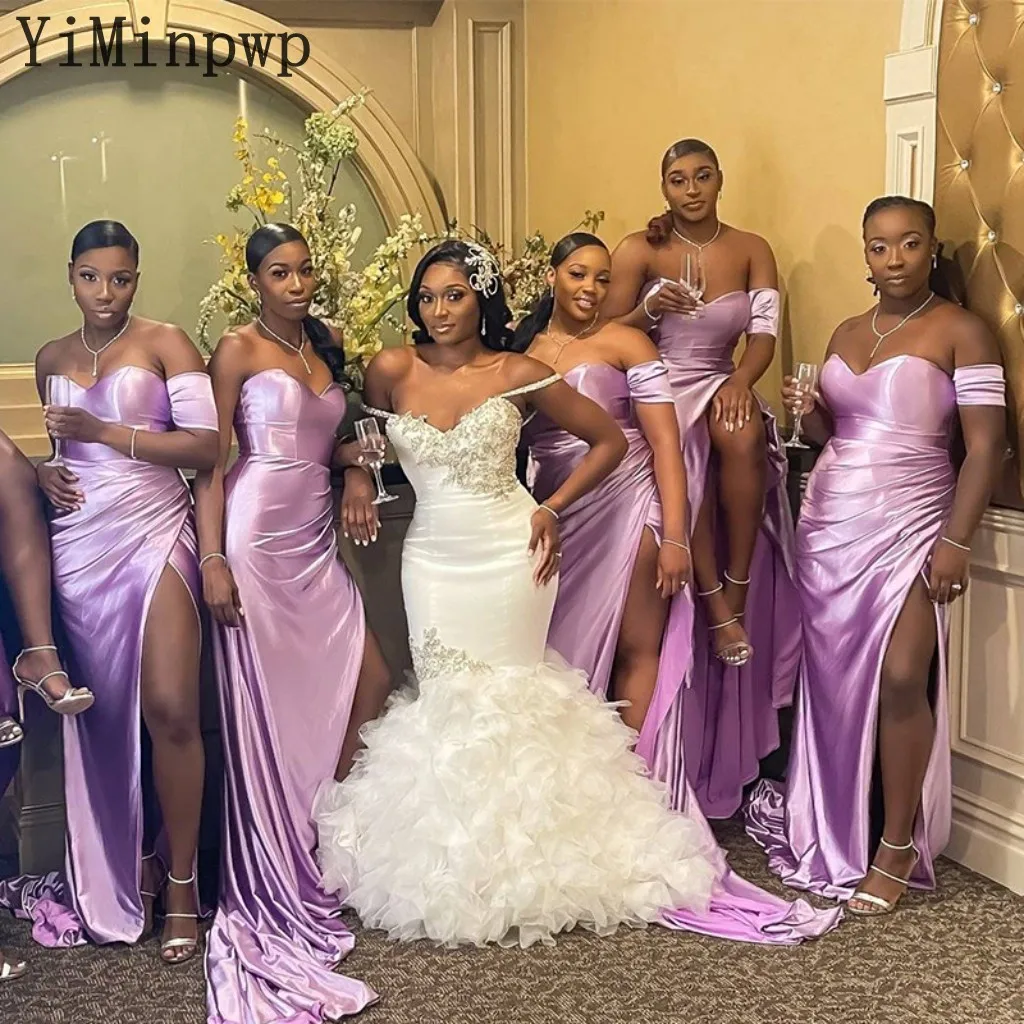 Light Purple Mermaid Wedding Dresses