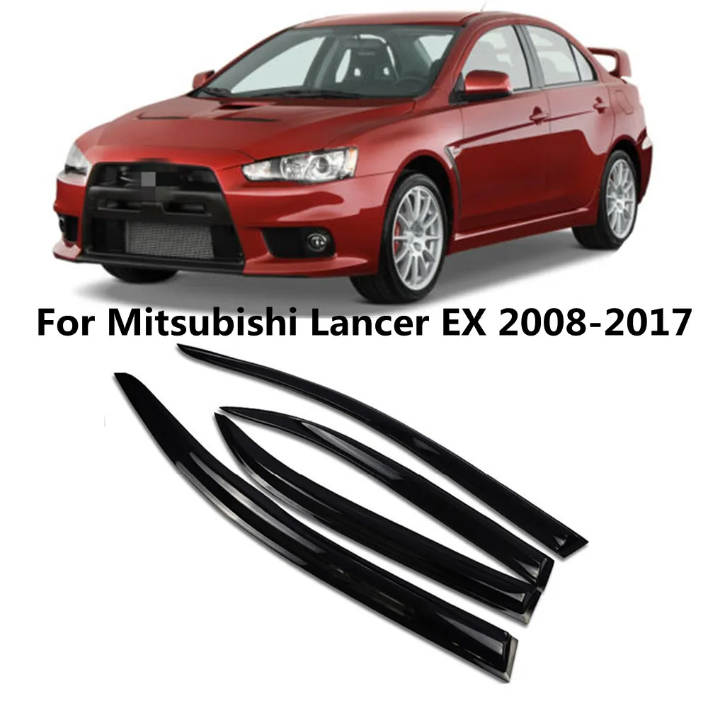 For-Mitsubishi-Lancer-EX-2008-2017-Car-Accessories-Window-Visors-Rain ...
