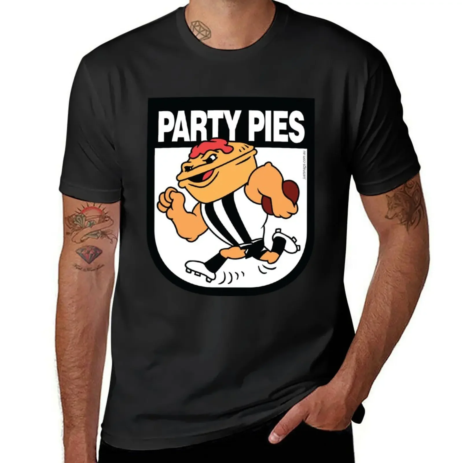 AFL-BBQ-Series-Collingwood-Party-Pies-T-Shirt-graphics-street-wear ...