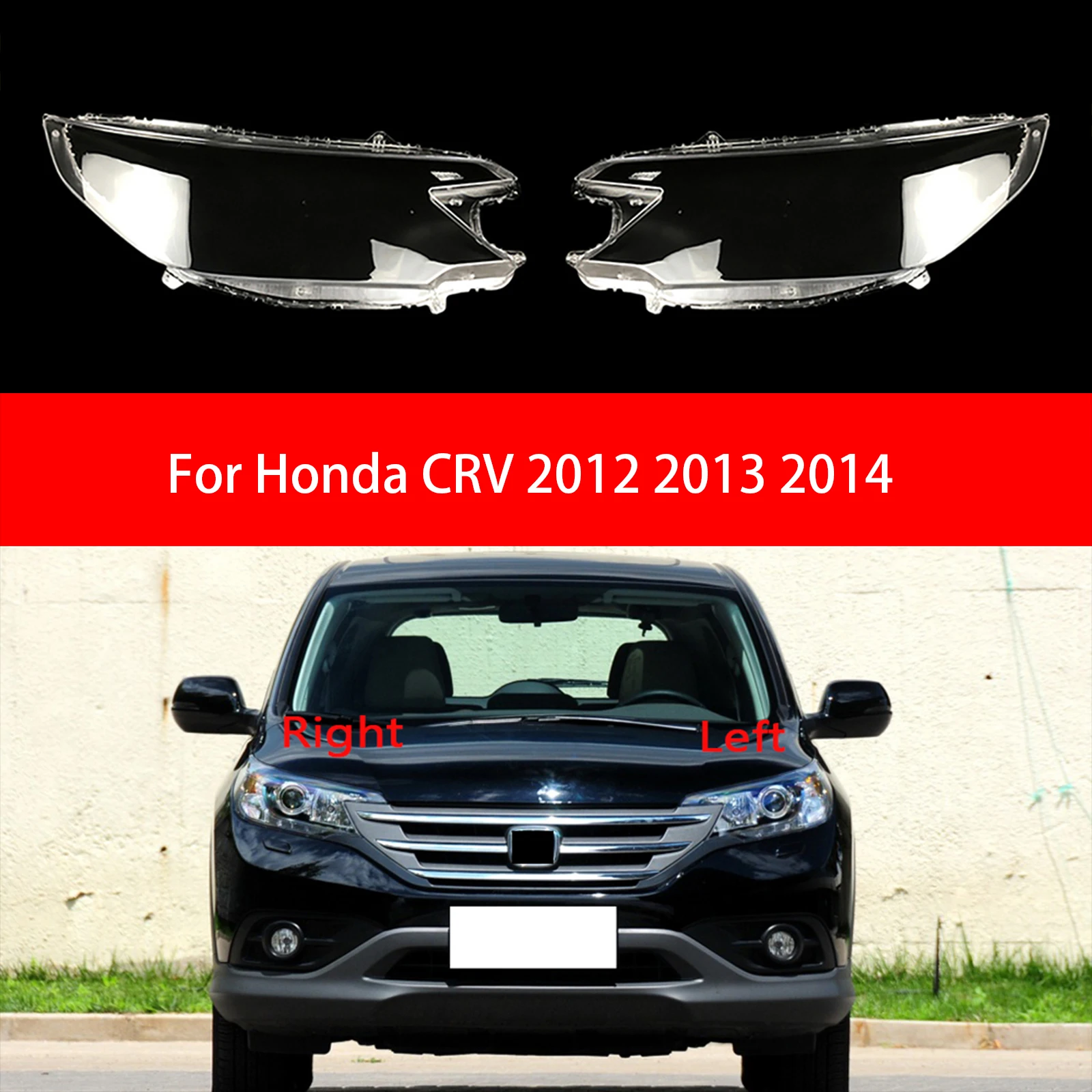 For-Honda-CRV-2012-2013-2014-Front-Lamp-Shade-Lamp-Headlight-Mask ...