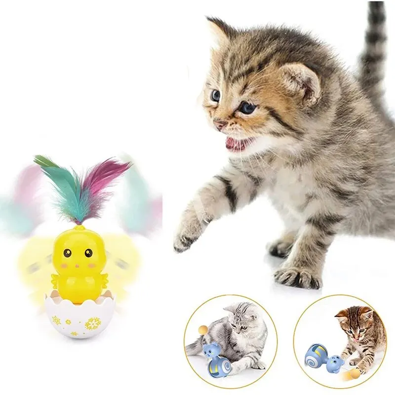 Cat-Interactive-Toy-Feather-Pet-Bumbler-Funny-Toy-Interactive-Cats-Toys ...