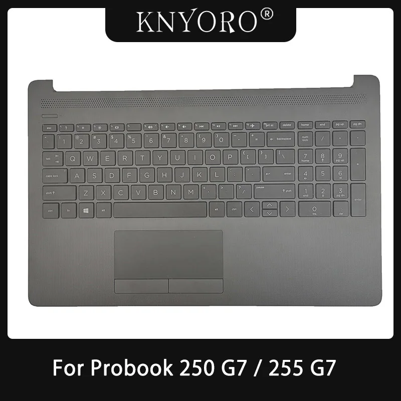 NEW US Layout Keyboard for HP Probook 250 G7 255 G7 Upper Palmrest Case ...